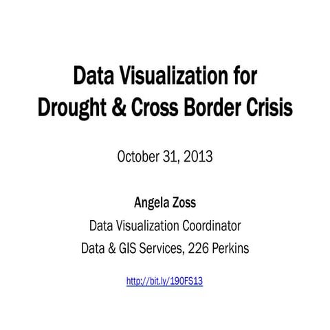 Data Visualization for Drought & Cross Border Crisis | PDF | Geography ...