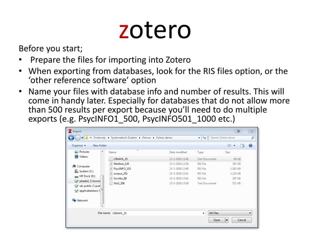 Tutorial For Zotero Deduplication Pptx Databases Computer 0218