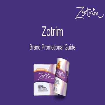 Zotrim brand promotional guide | PPT | Free Download