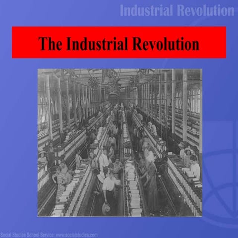 The Industrial Revolution Presentation | PPT