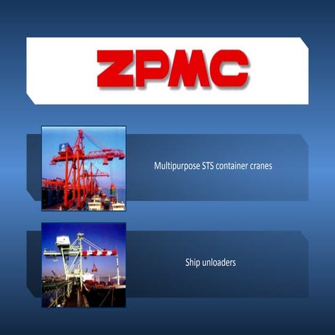 ZPMC Product Range | PPTX