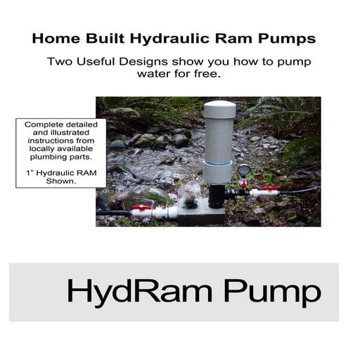 Home-Made Hydraulic Ram Pump - Clemson University | PDF