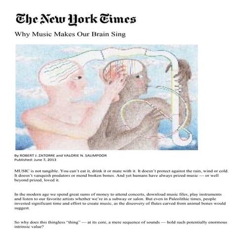 Ny times-brain-music-article | PDF