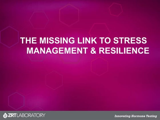 Resilience & Stress management training | PPT