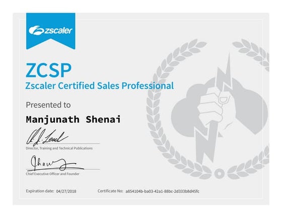 Zscaler Certified Cloud Professional - Internet Access | PDF