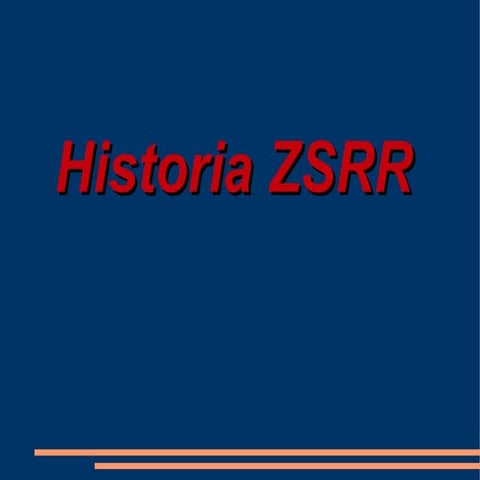 ZSRR | ODP | Politics