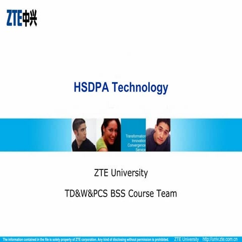 Zte hsdpa | PDF | Computer Networking | Computing