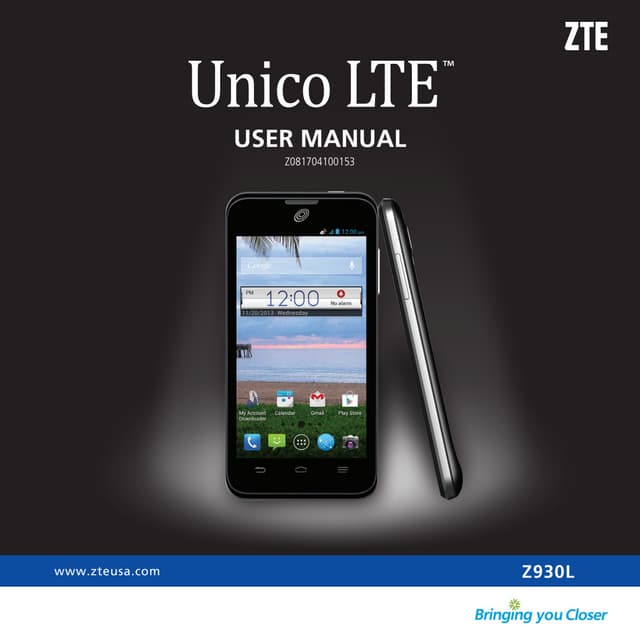 ZTE Unico LTE Manual / User Guide | PDF