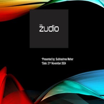 Case study on tata clothing brand zudio in detail | PPTX