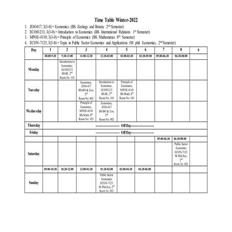 Zulqarnain Time Table W-22.docx