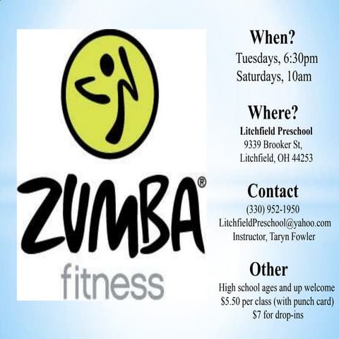 Zumba Fitness Logo Vector