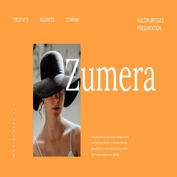 Zumera Presentation : Light Color Version | PPT