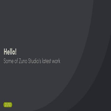 Some work from Zuno Studios | PPT