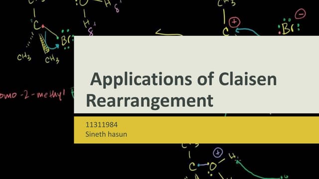 Sigmatropic rearrangement reactions (pericyclic reaction) | PPTX
