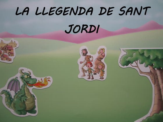 Taller de lectura .Text narratiu. Llegenda de Sant Jordi | PPT