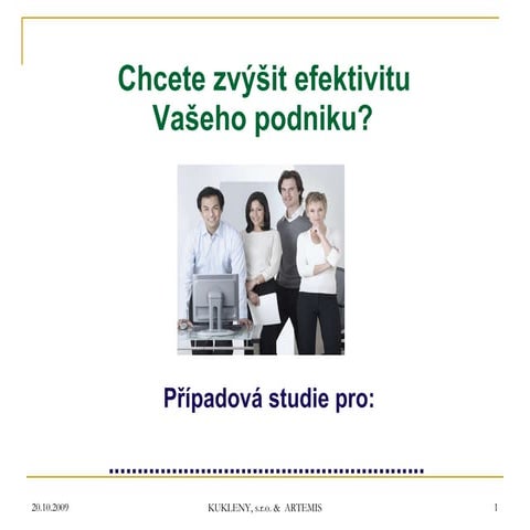 Zvýšení efektivity firem | PPT