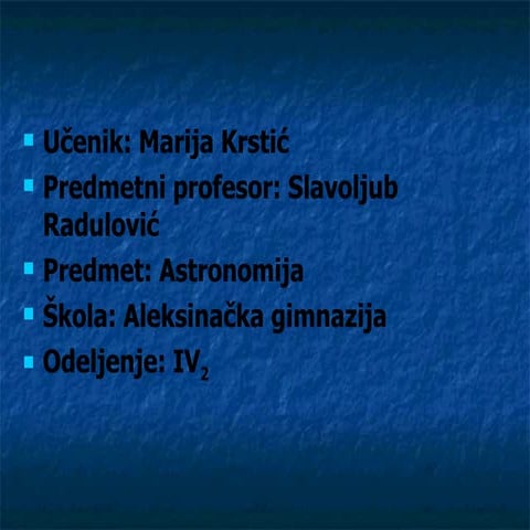 Zvezde - Marija Krstić - Slavoljub Radulović | PPT