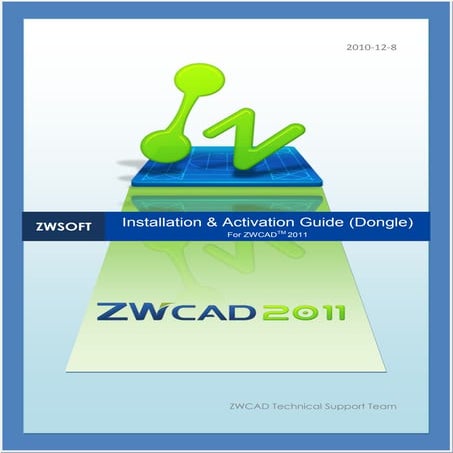 Zwcad2011 installationguide%28dongle%29 | PDF