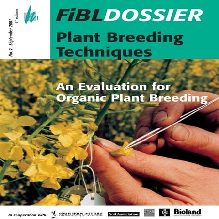 Organic Plant Breeding Techniques | PDF