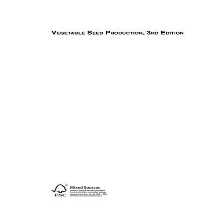 Vegetable Seed Production - UN | PDF