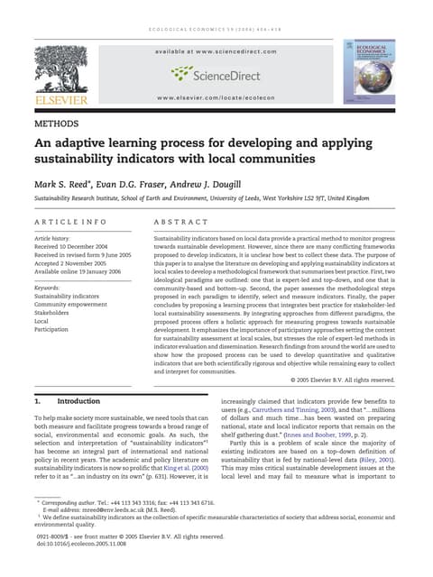 ECOLOGICAL PROFILING | PPTX
