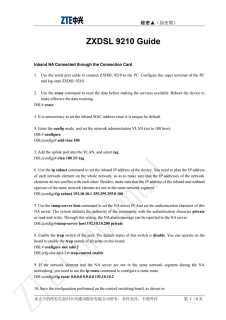 Mini link tn configuration | DOC