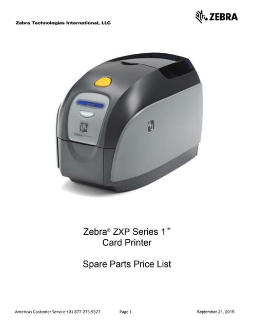 Zxp series-7 | PDF | Computer Peripherals | Computing