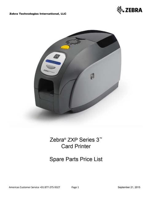 Zxp series-7 | PDF | Computer Peripherals | Computing