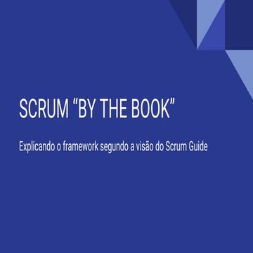 Scrum “by the book” | PPTX