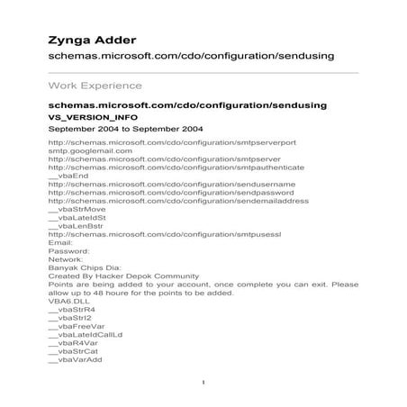 Zynga adder | PDF | Programming Languages | Computing