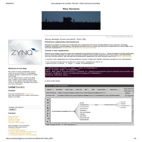 Zynq design from scratch. part 29 | PDF | Computer Software and Applications | Computing