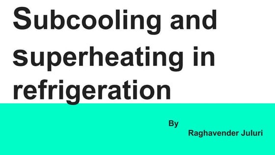 vapour compression refrigeration system | PPT