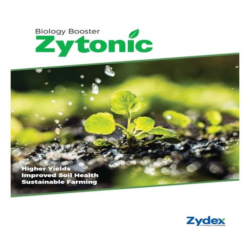 Zytonic biofertilizers soil conditioner and amendments from zydex ...