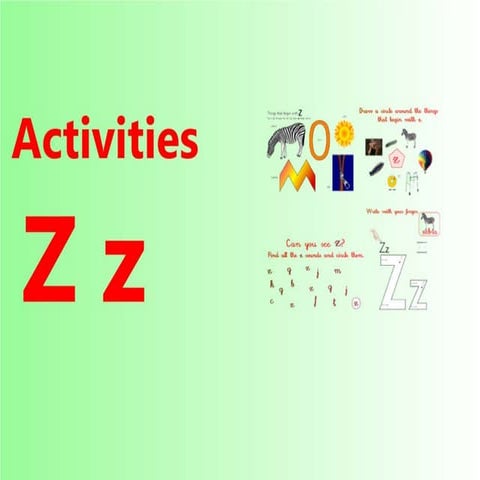 Activities Z z | PPT