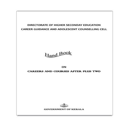 Career Guidance Hand Book | PDF