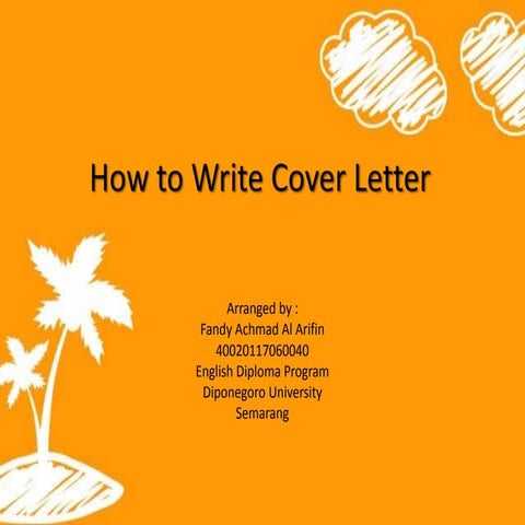 How to Write Cover Letter | PPTX